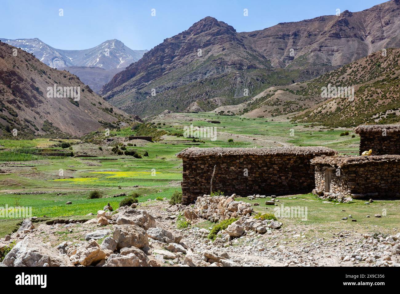 The Aït Bouguemez Valley in Morocco, also known as The Happy Valley, is ...