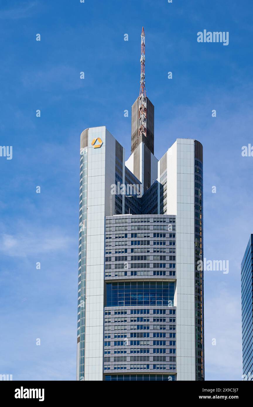 Frankfurt, Germany - April 11, 2024: Commercial skyscraper in Frankfurt ...