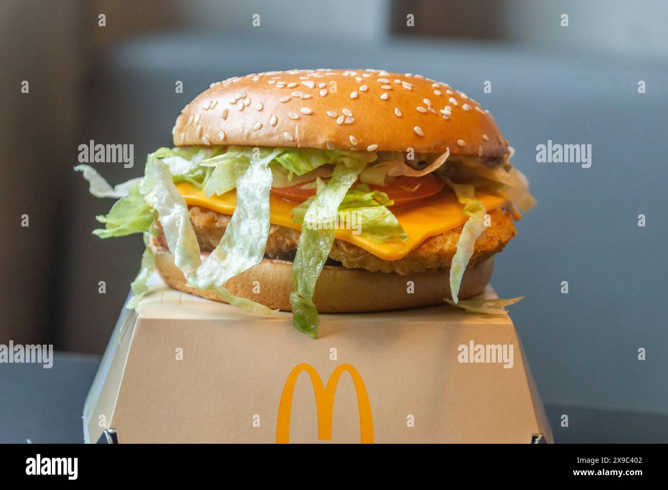 Mcdonalds mcchicken sandwich hi-res stock photography and images - Alamy