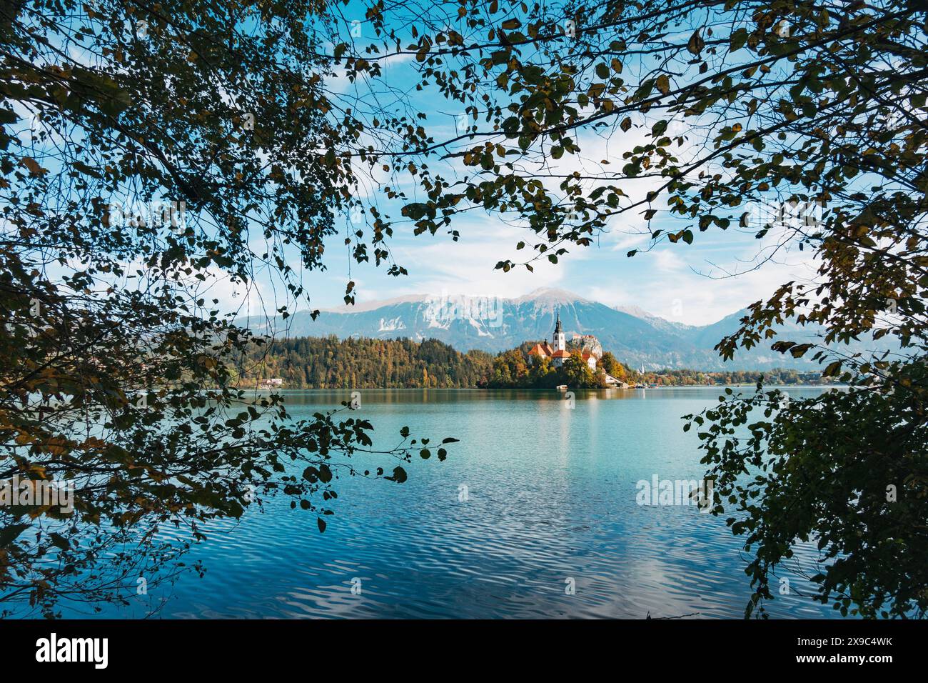 Church of the mother of god on the lake hi-res stock photography and images - Alamy
