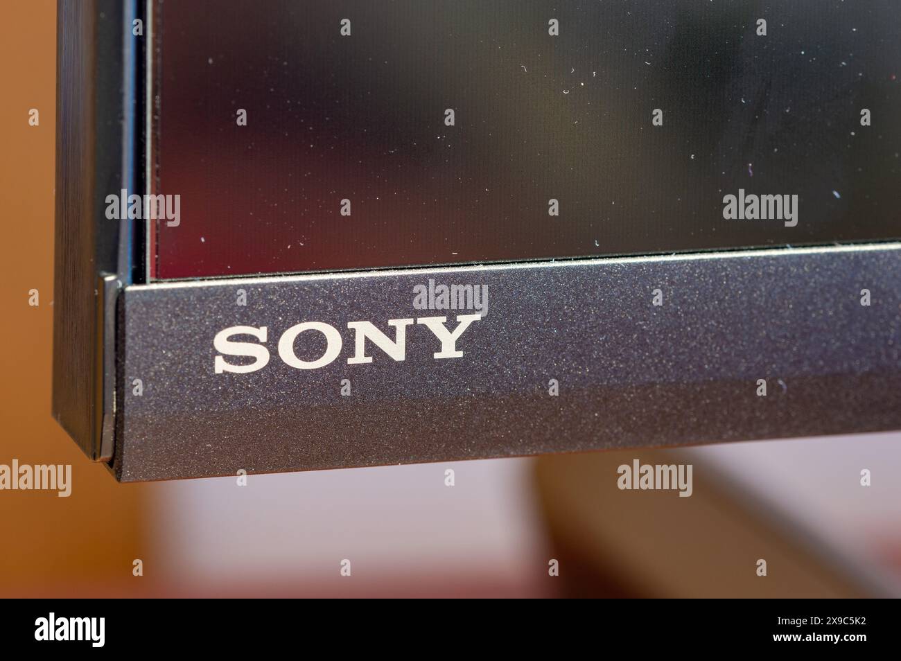 Pruszcz Gdanski, Poland - March 17, 2024: Logo of SONY at TV Stock ...