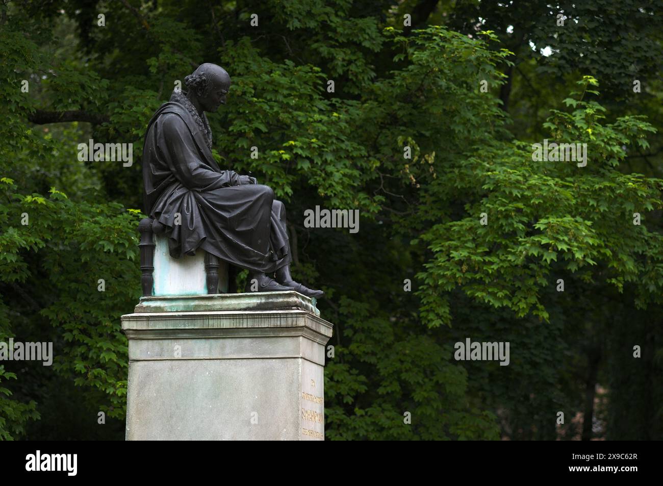 Memorial to Samuel Hahnemann, the founder of homeopathy, Leipzig ...