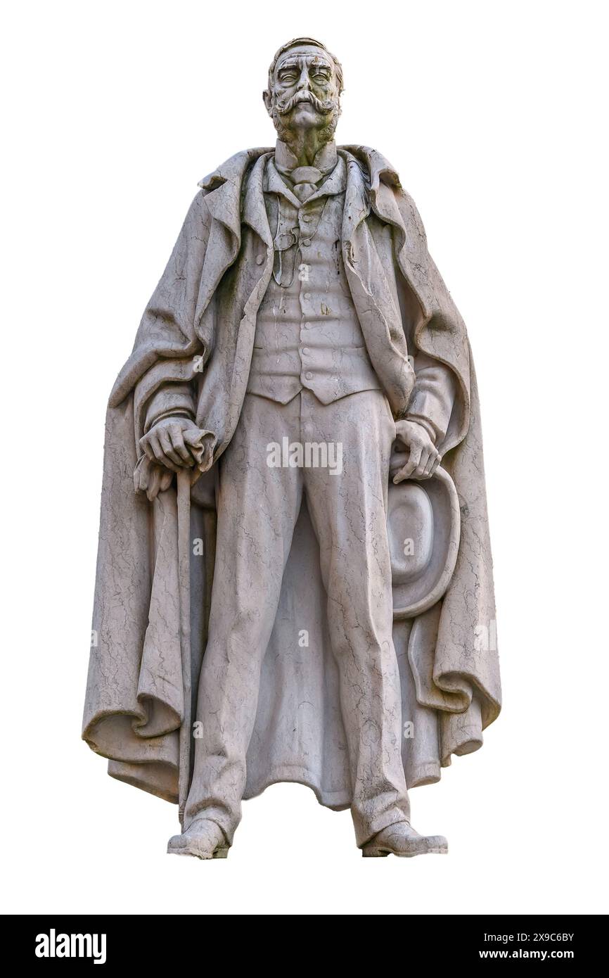 Ramalho Ortigao statue or sculpture, Porto, Portugal Stock Photo - Alamy