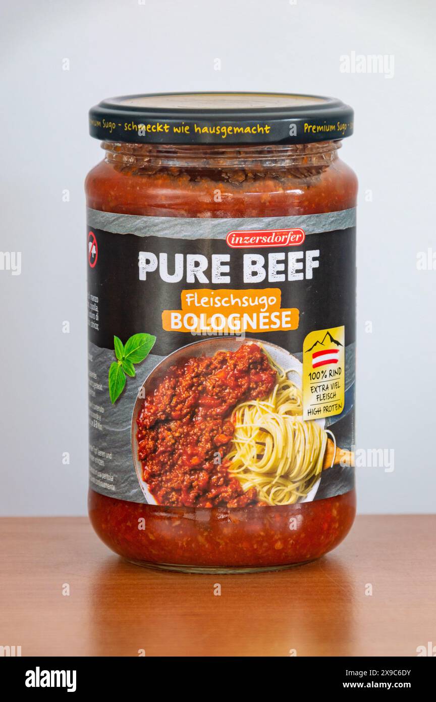 Pruszcz Gdanski, Poland - April 1, 2024: Inzersdorfer Pure beef ...