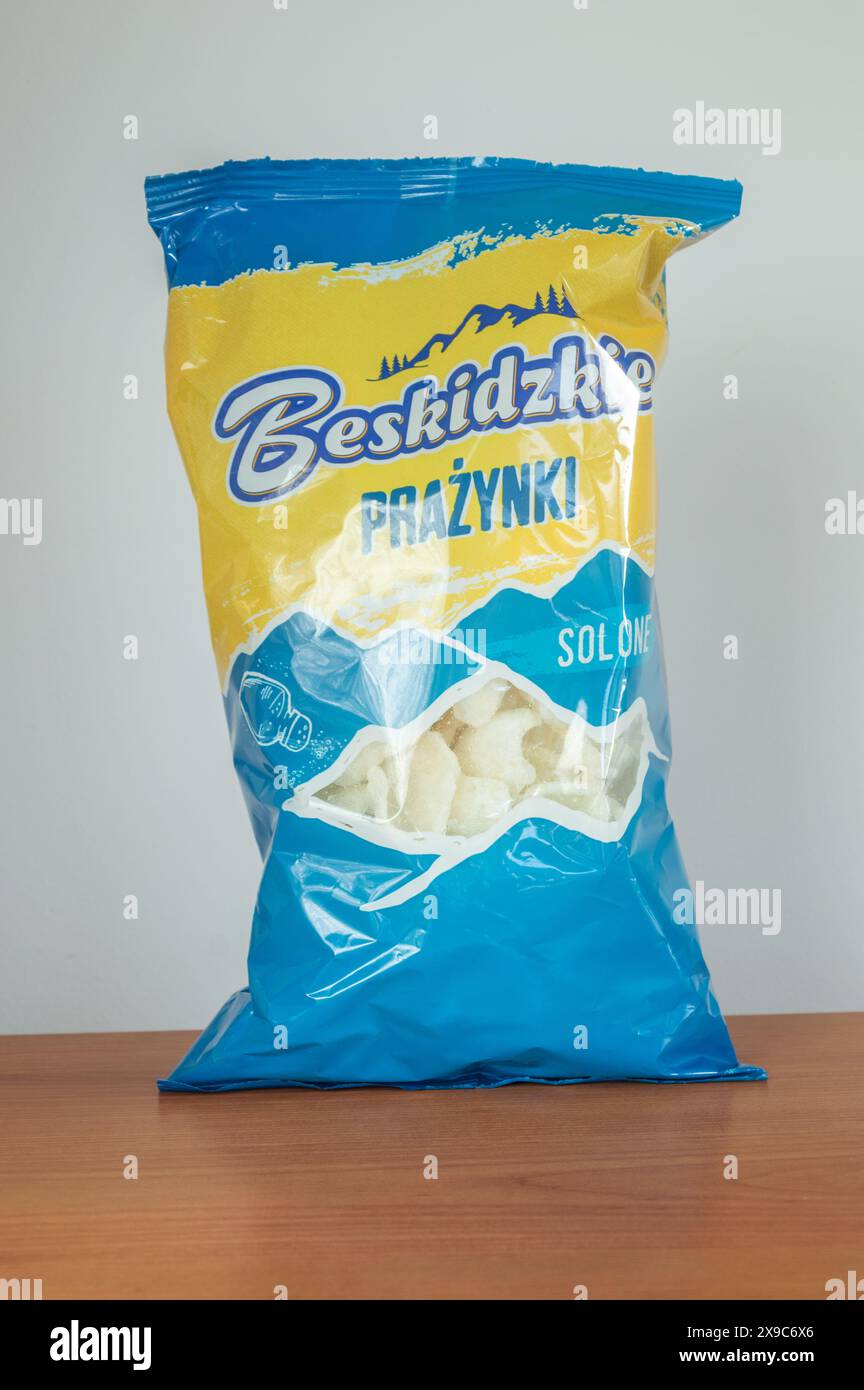 Pruszcz Gdanski, Poland - April 1, 2024: Beskidzkie potato crisps ...