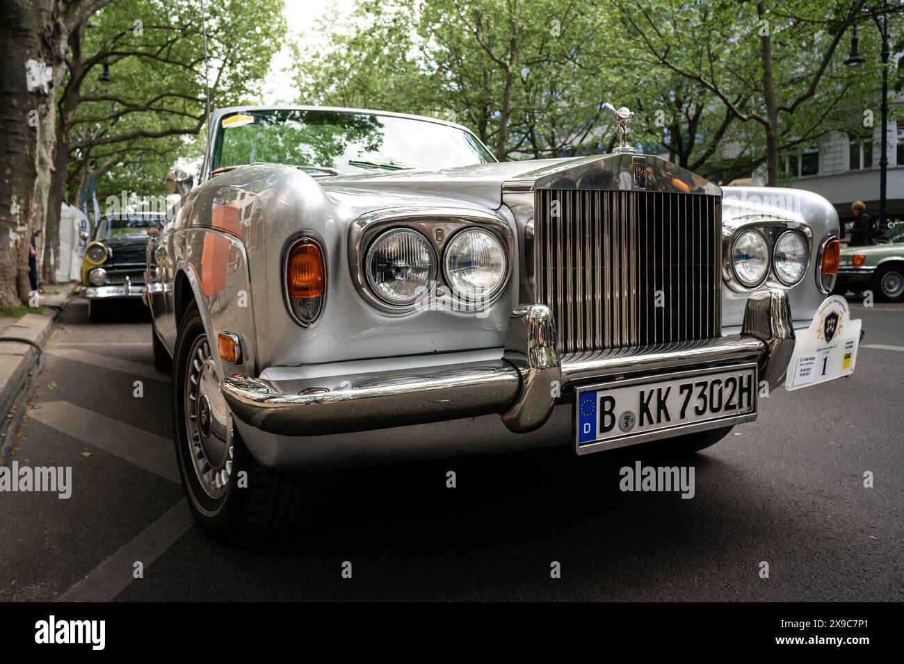 BERLIN - MAY 04, 2024: The luxury car Rolls-Royce Corniche Convertible ...