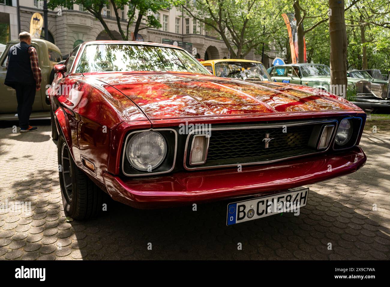 BERLIN - MAY 04, 2024: The muscle car Ford Mustang Mach 1. Classic Days ...