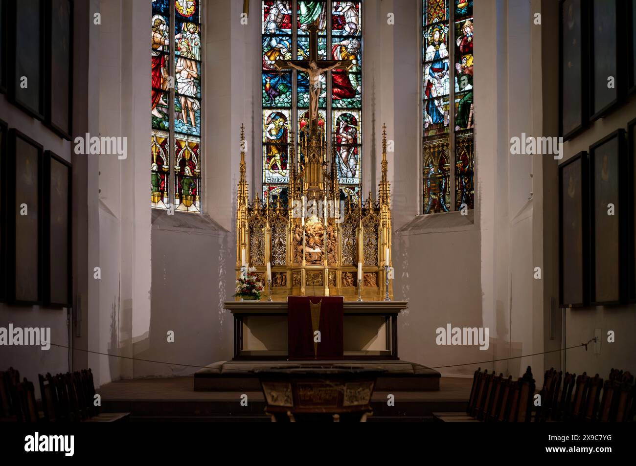 2016 repatriated neo-Gothic Jesus altar, painting by superintendents ...