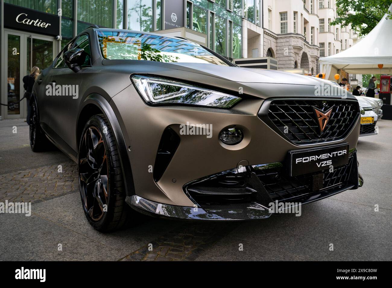 BERLIN - MAY 04, 2024: The compact crossover SUV Cupra Formentor VZ5 ...