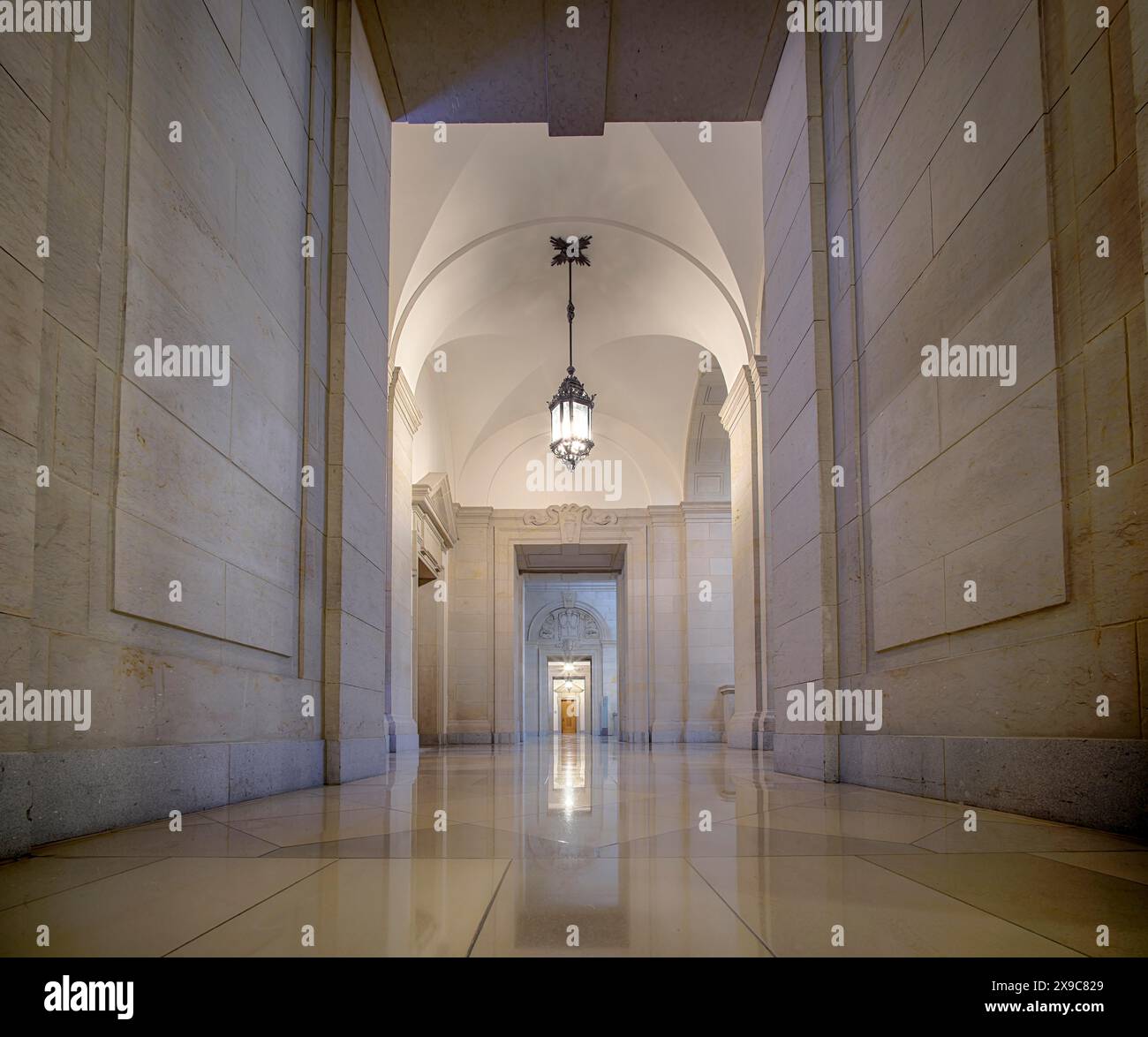 Interior view, corridor, Federal Administrative Court, former Imperial ...
