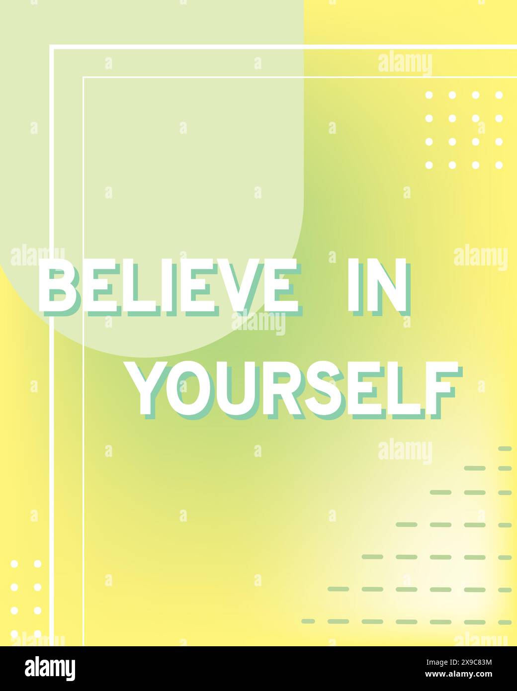 Motivational card Grainy gradients background Vector Stock Vector Image ...