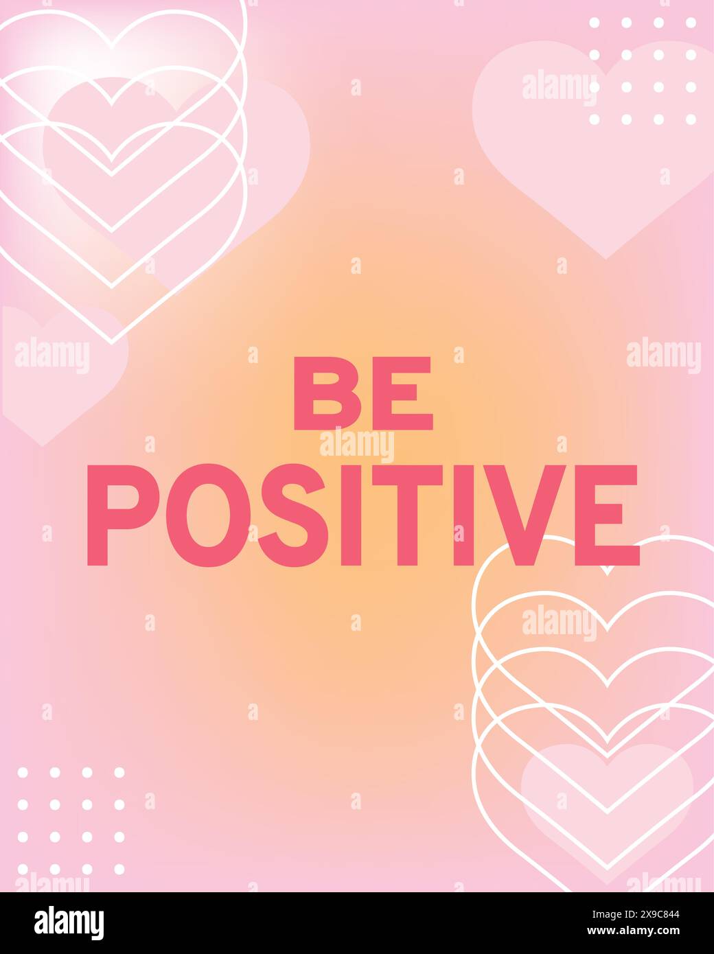 Motivational card Grainy gradients background Vector Stock Vector Image ...