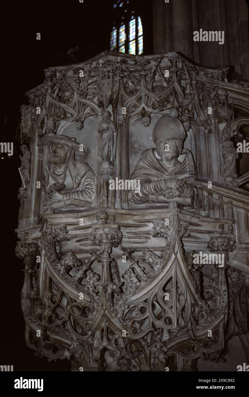 Vienna, Austria. 6/15-16/1990. St. Stephen’s Cathedral. Construction ...