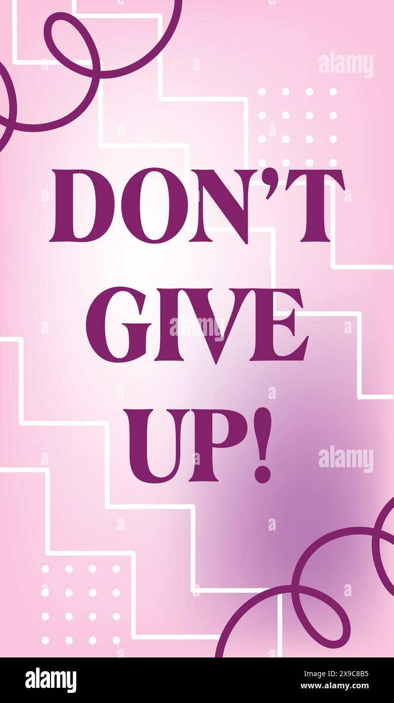 Motivational card Grainy gradients background Vector Stock Vector Image ...