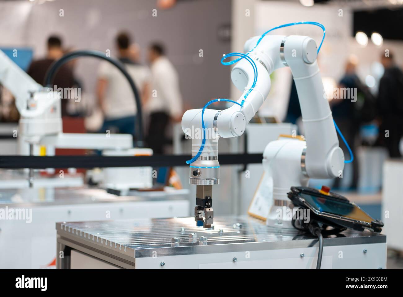 automated programmed robotic arm for manufacturing and industrial lines ...