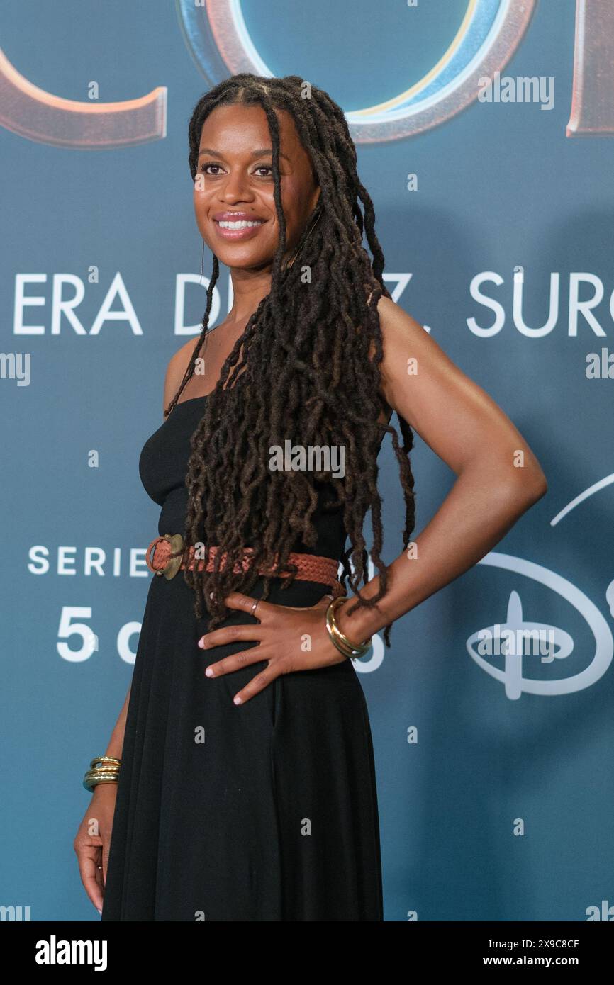 Producer Rayne Roberts attends "The Acolyte" fan event at Callao Cinema ...