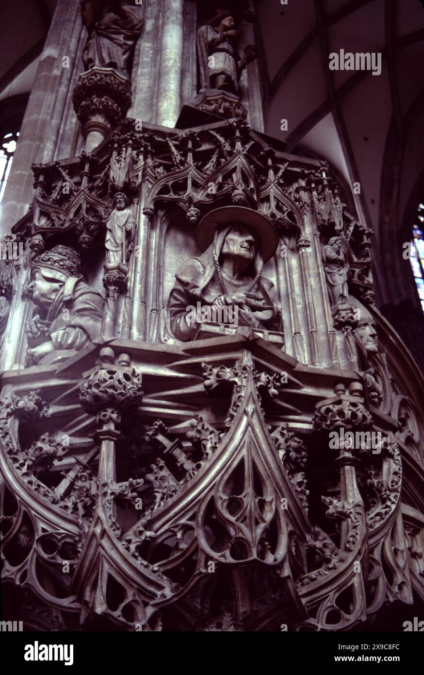 Vienna, Austria. 6/15-16/1990. St. Stephen’s Cathedral. Construction ...