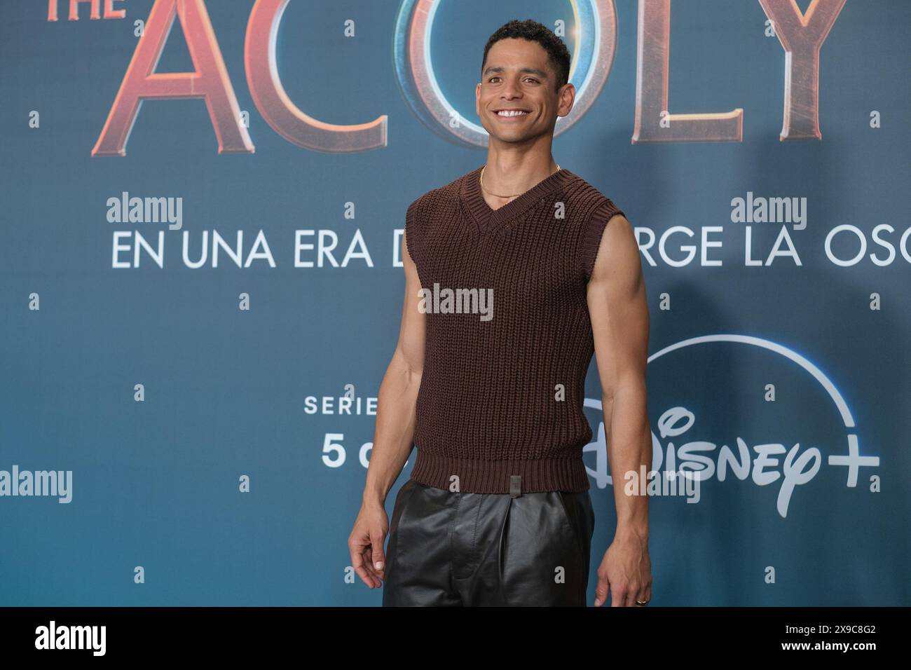 Actor Charlie Barnett attends "The Acolyte" fan event at Callao Cinema ...