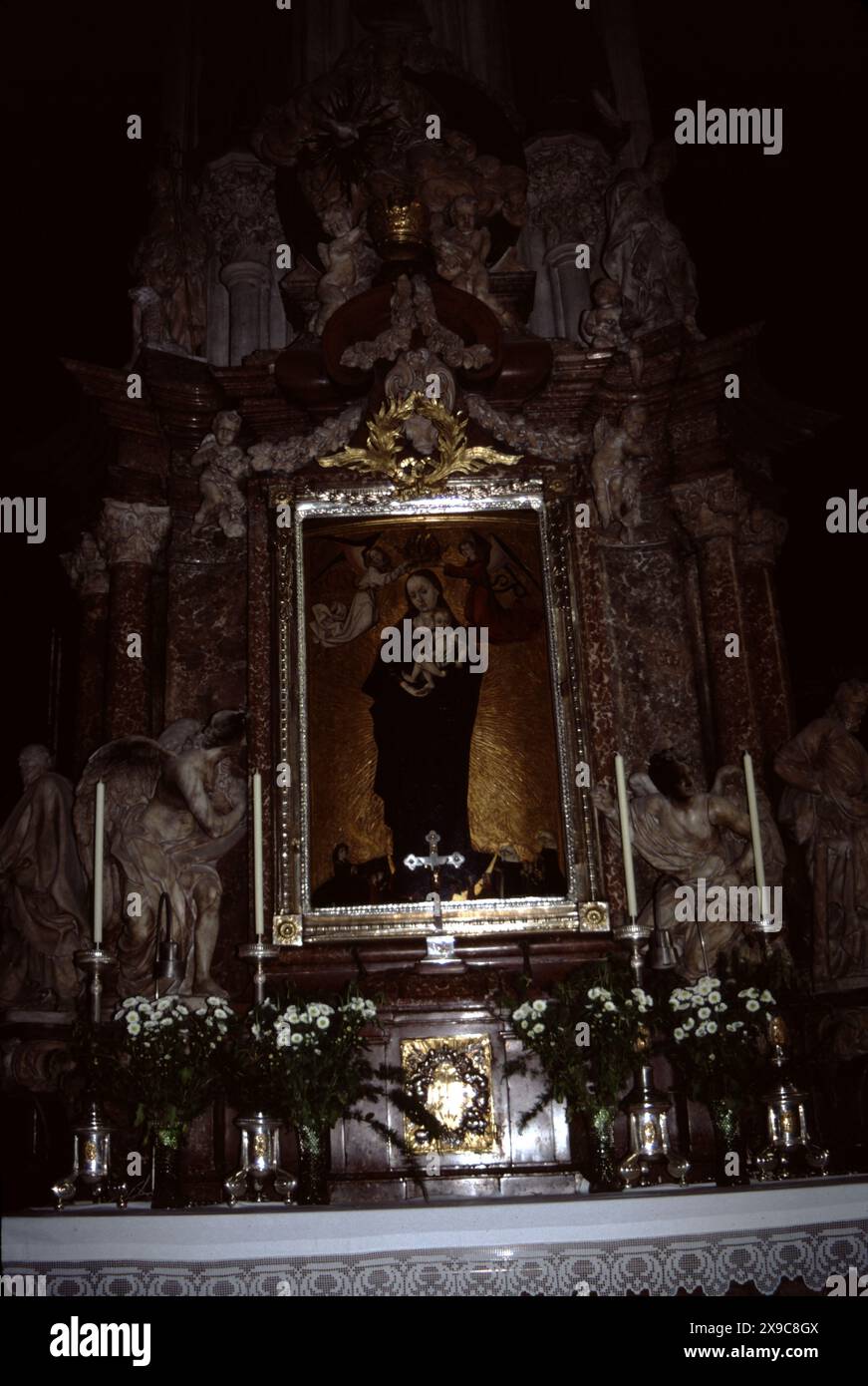 Vienna, Austria. 6/15-16/1990. St. Stephen’s Cathedral. Construction ...