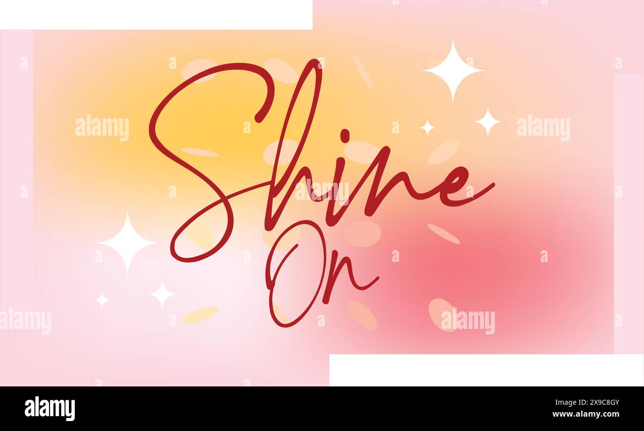 Motivational card Grainy gradients background Vector Stock Vector Image ...