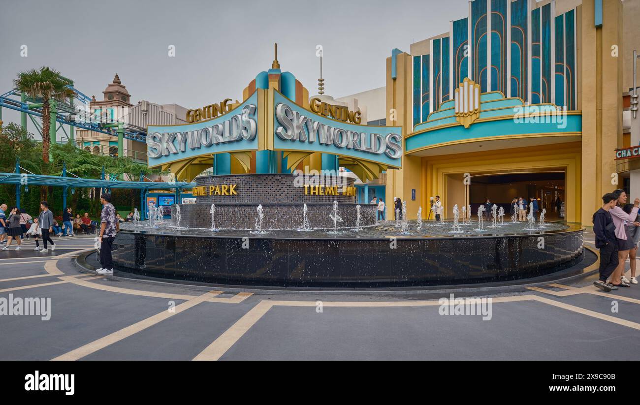 Genting sky worlds outdoor theme park in Genting Highlands, Pahang ...
