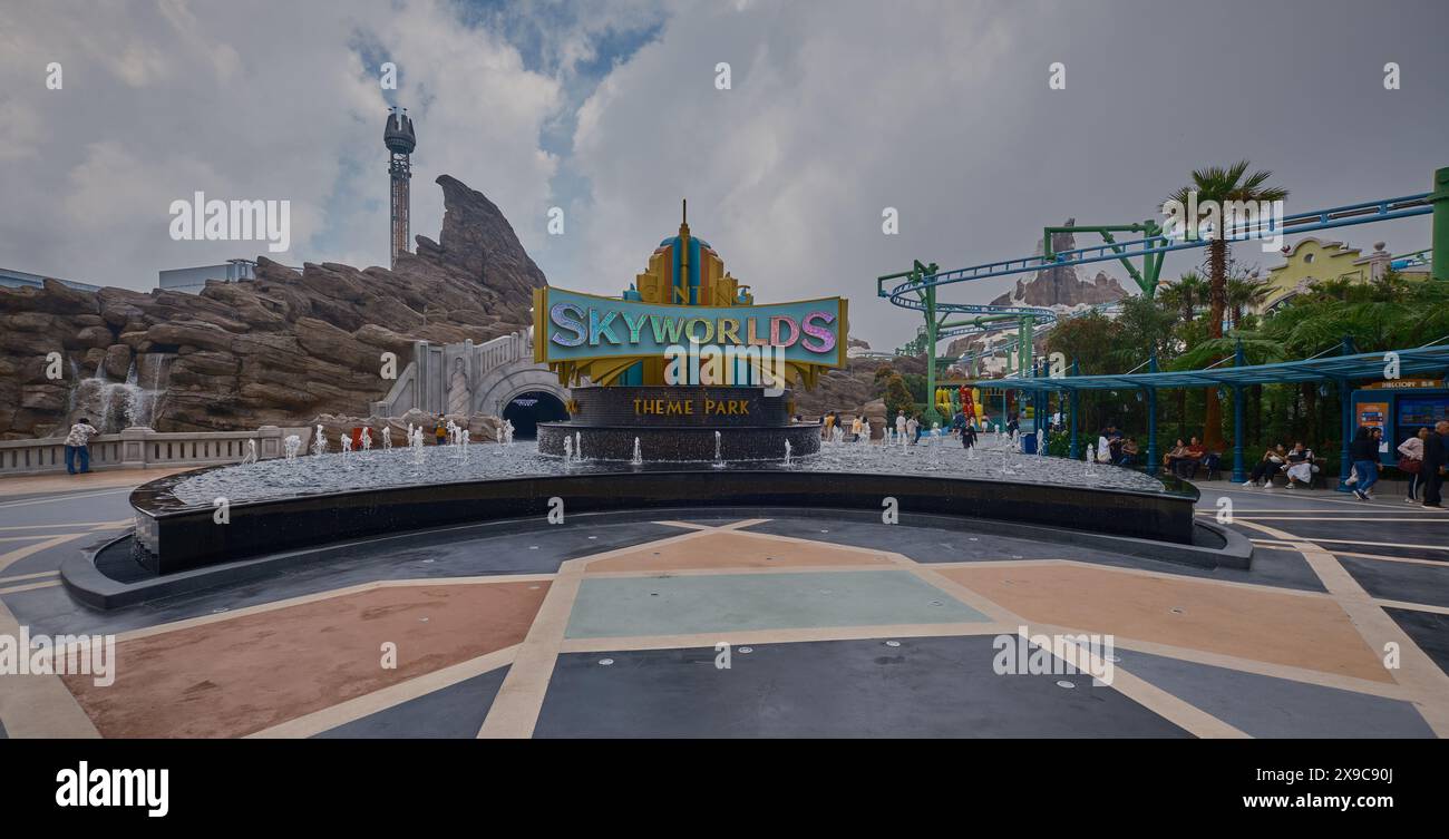 Genting sky worlds outdoor theme park in Genting Highlands, Pahang ...