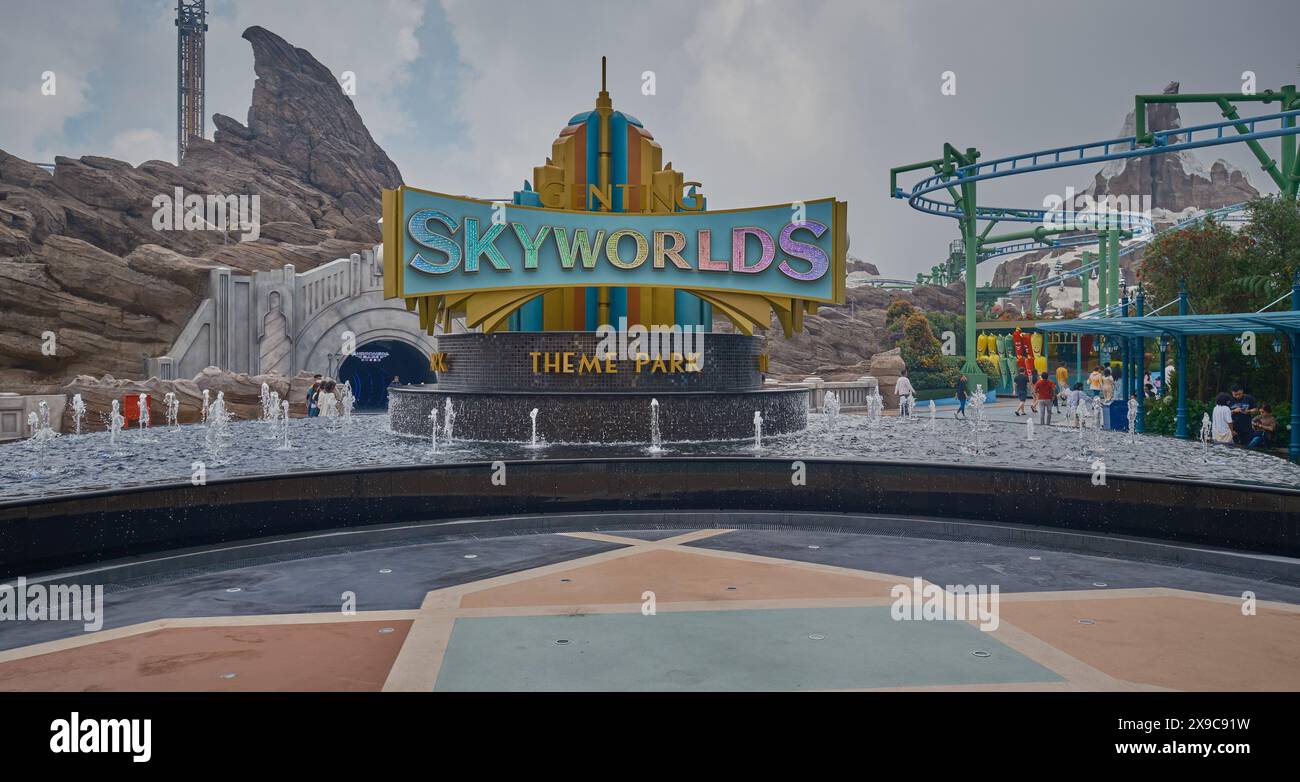 Genting sky worlds outdoor theme park in Genting Highlands, Pahang ...