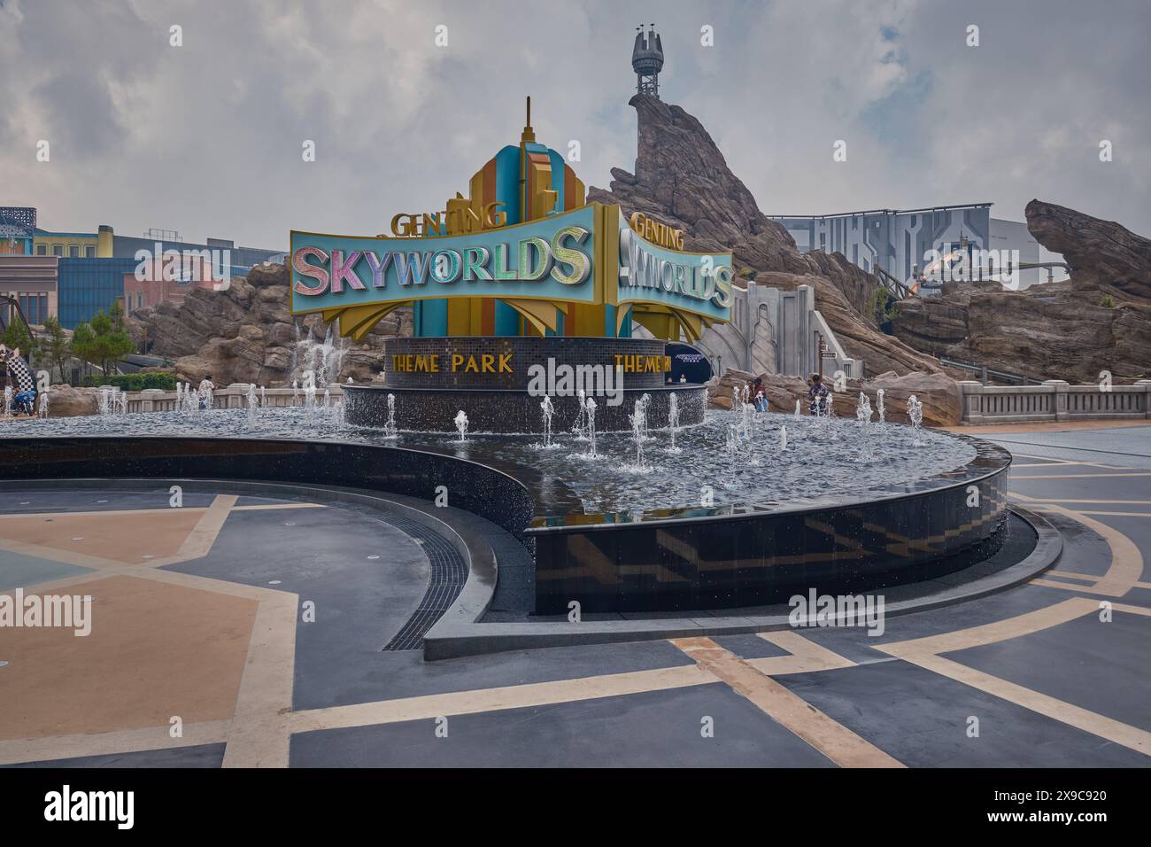 Genting sky worlds outdoor theme park in Genting Highlands, Pahang ...