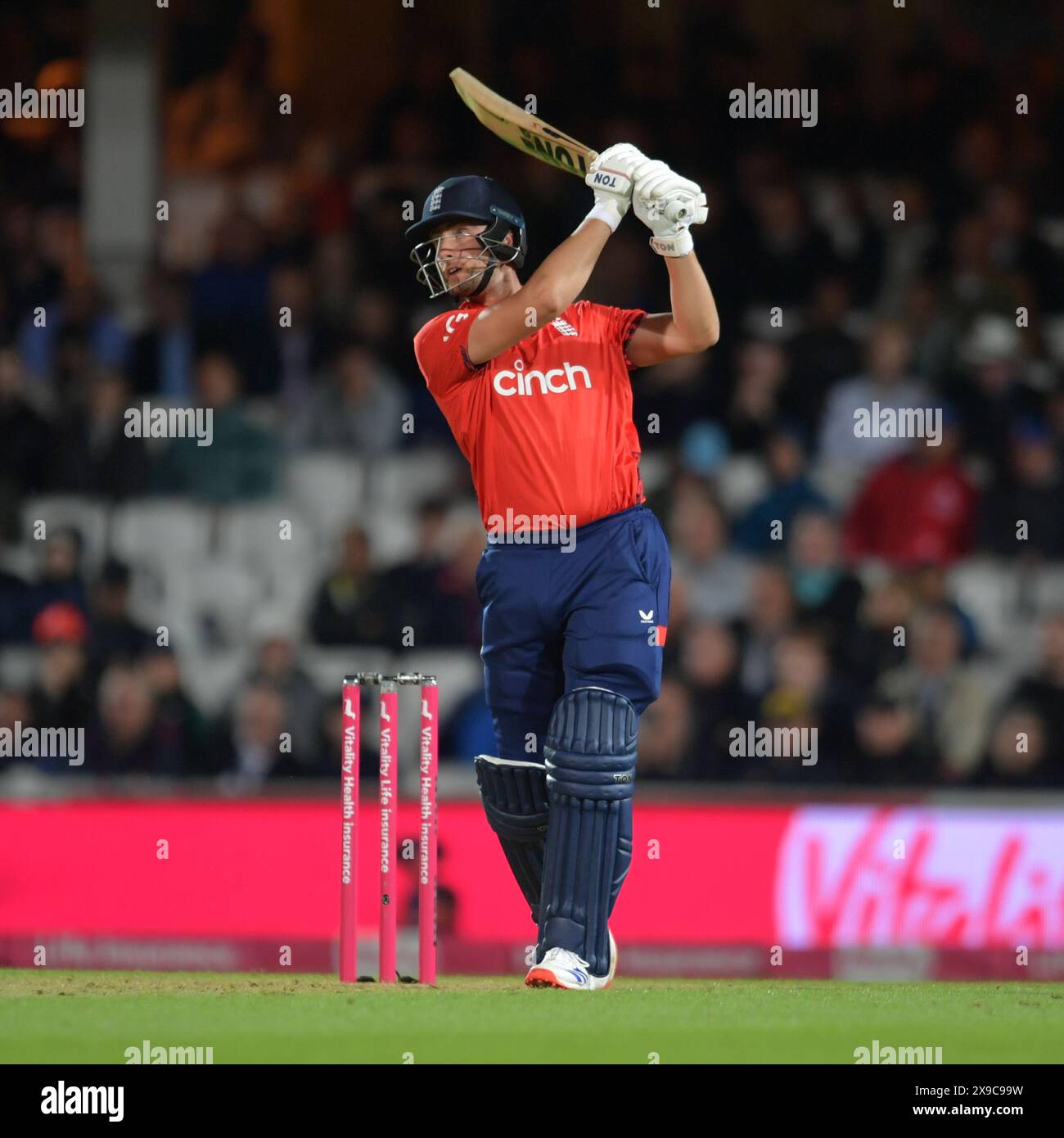 London, England. 30th May 2024. Will Jacks bats during the fourth ...