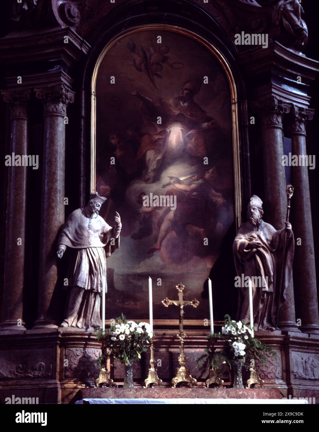 Vienna, Austria. 6/15-16/1990. St. Stephen’s Cathedral. Construction ...