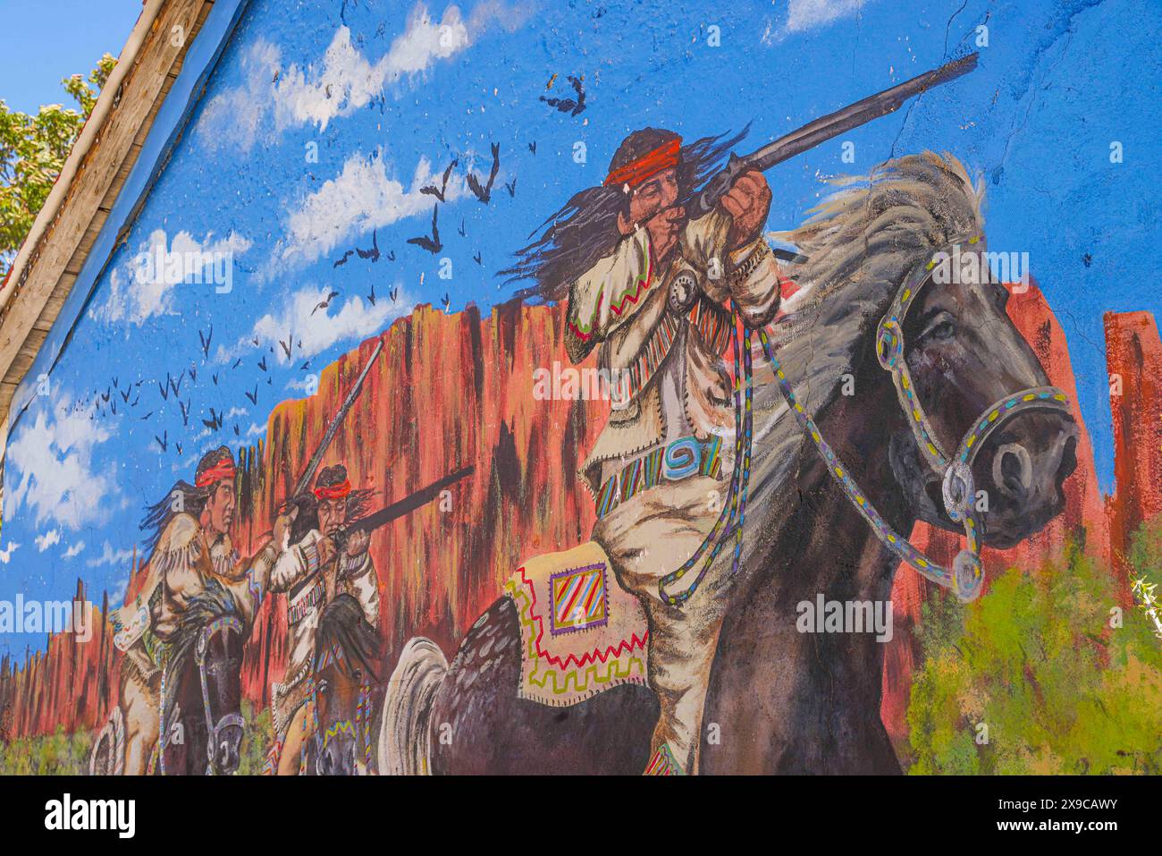 Interpretation of the Apache people camp in the Turicachi community ...