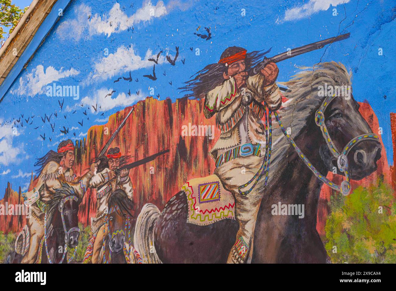 Interpretation of the Apache people camp in the Turicachi community ...