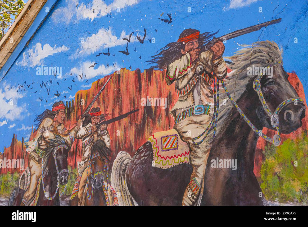 Interpretation of the Apache people camp in the Turicachi community ...