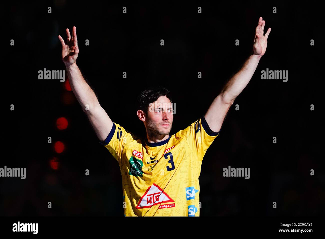 Mannheim, Germany. 30th May, 2024. Handball: Bundesliga, Rhein-Neckar ...