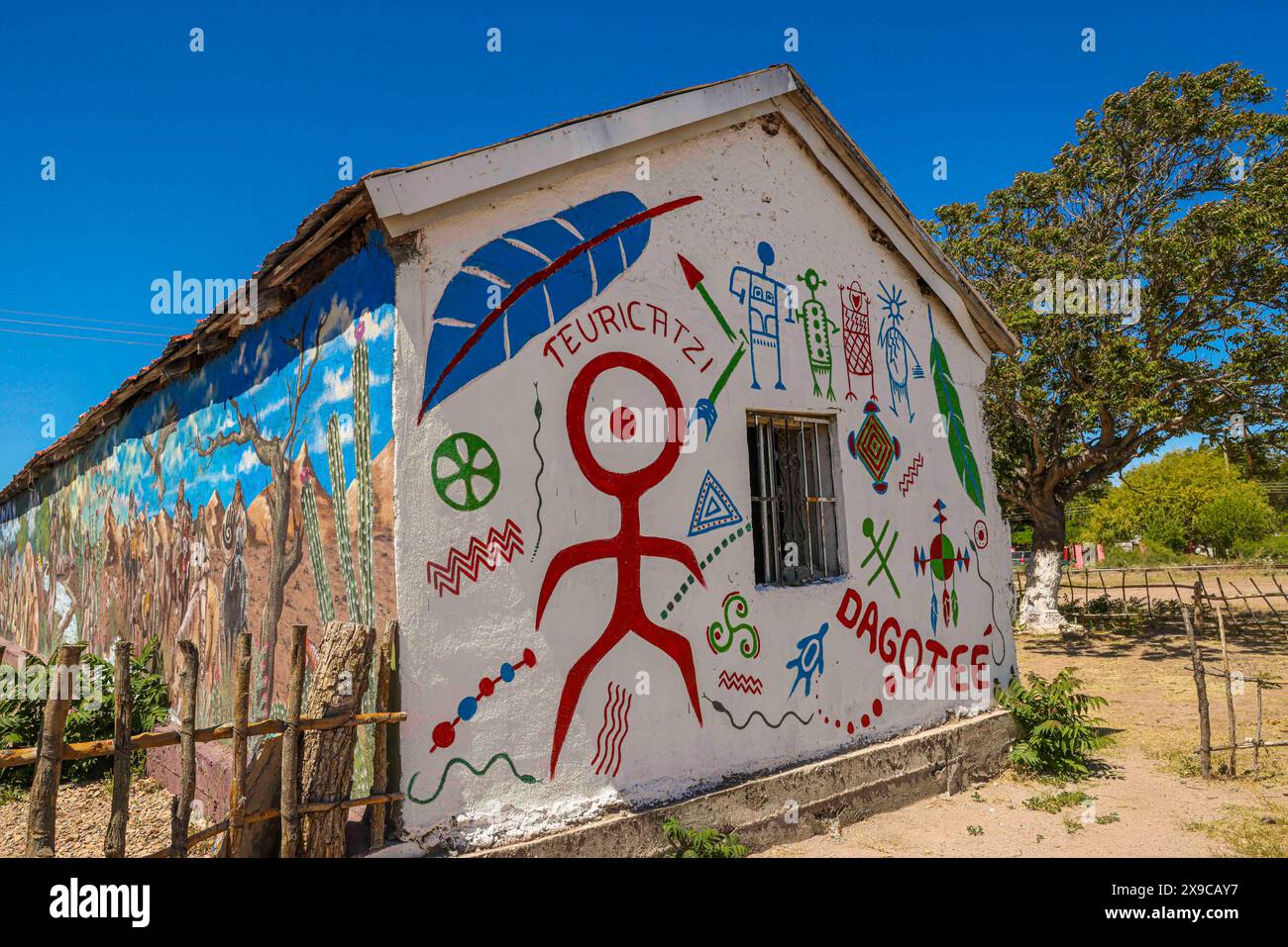 Interpretation of the Apache people camp in the Turicachi community ...