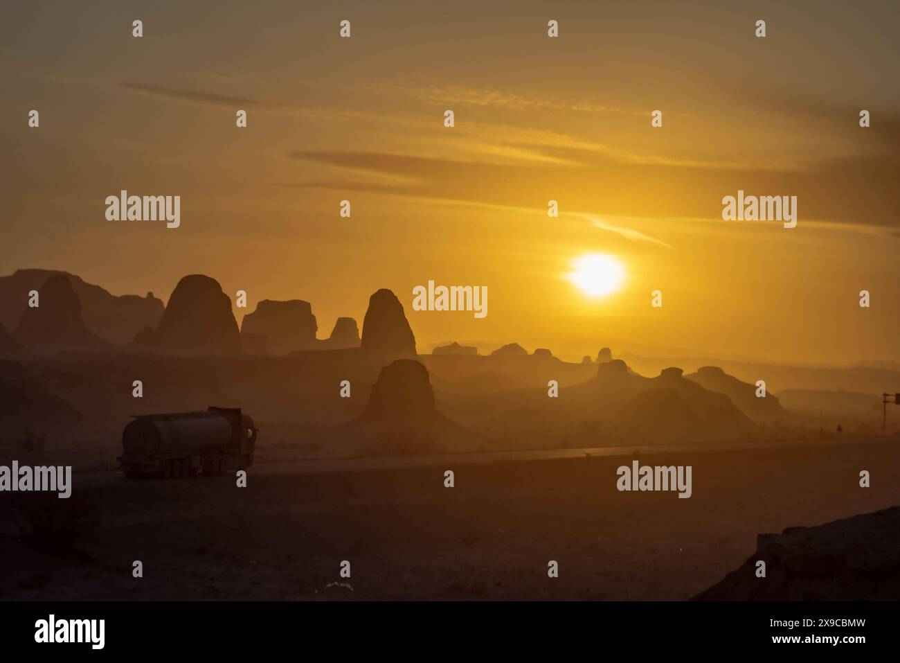 KARAMAY, CHINA - MAY 2, 2024 - The Yadan landform landscape of the ...