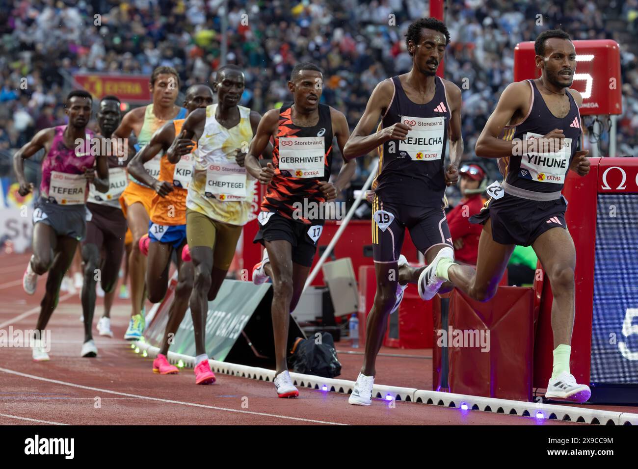 Oslo, Norway 30 May 2024 Addisu Yihune of Ethiopia competes in the men ...