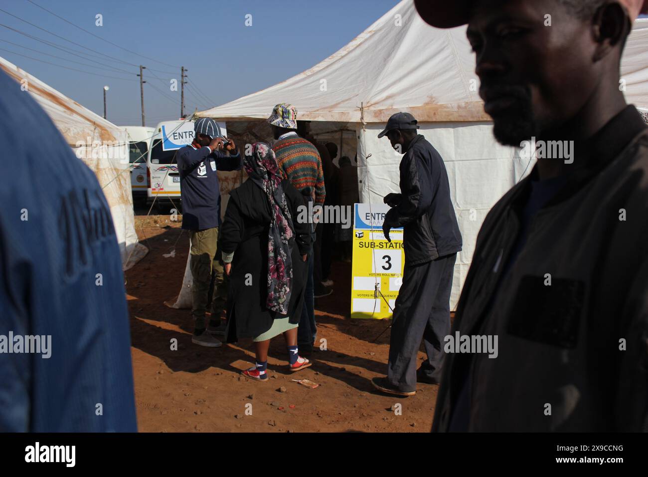 Pretoria, Gauteng, South Africa. 29th May, 2024. South Africans vote in ...