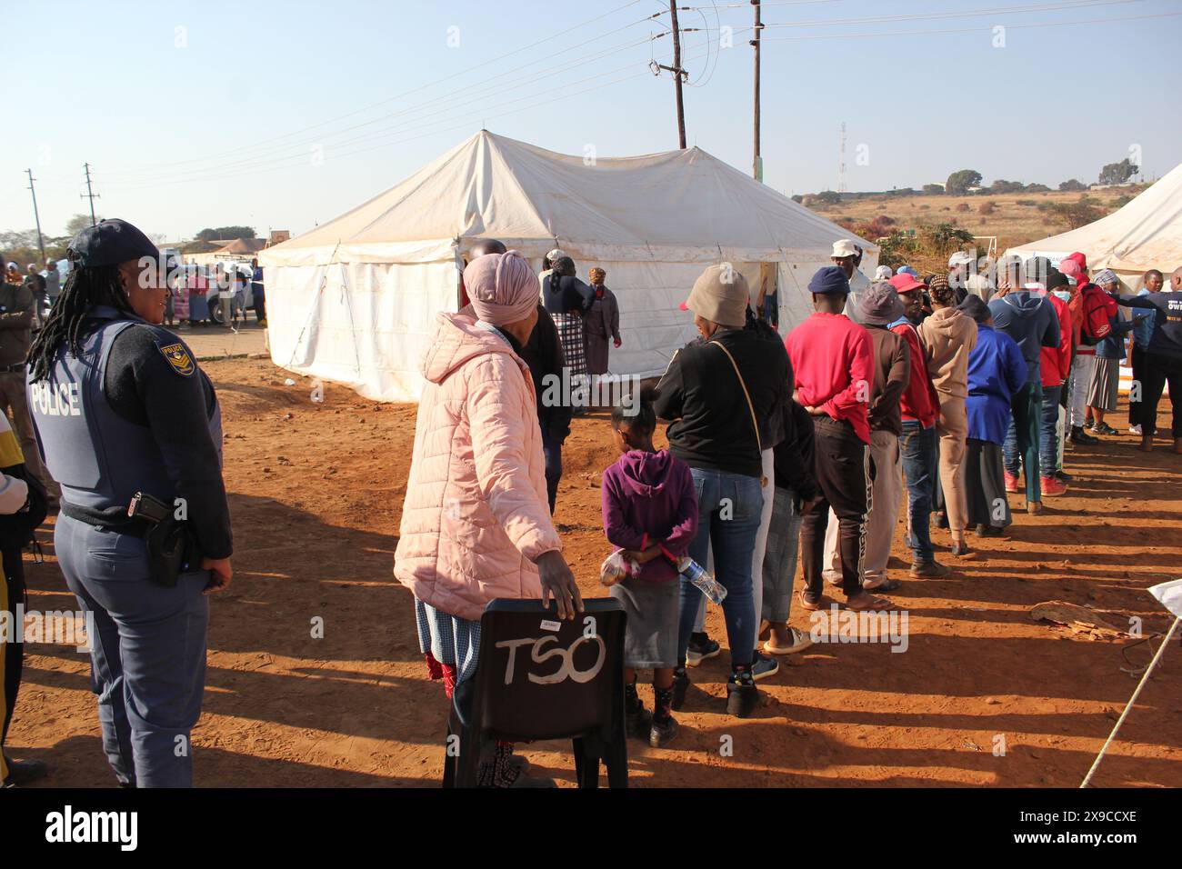 Pretoria, Gauteng, South Africa. 29th May, 2024. South Africans vote in ...