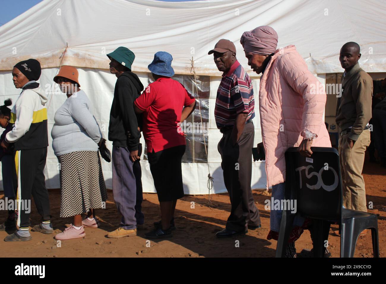 Pretoria, Gauteng, South Africa. 29th May, 2024. South Africans vote in ...