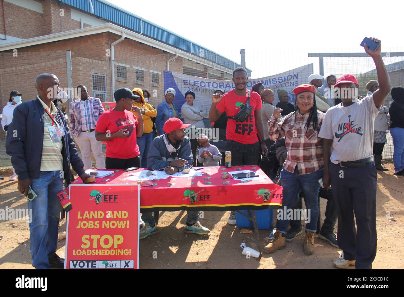 Pretoria, Gauteng, South Africa. 29th May, 2024. South Africans vote in ...