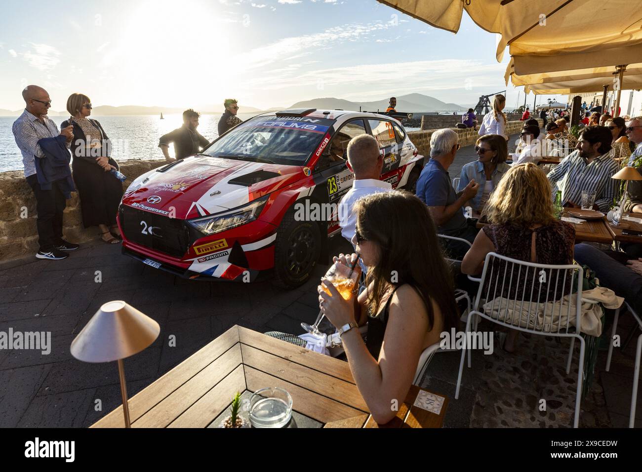 23 CIAMIN Nicolas, ROCHE Yannick, Hyundai I2O Rally2, action during the ...