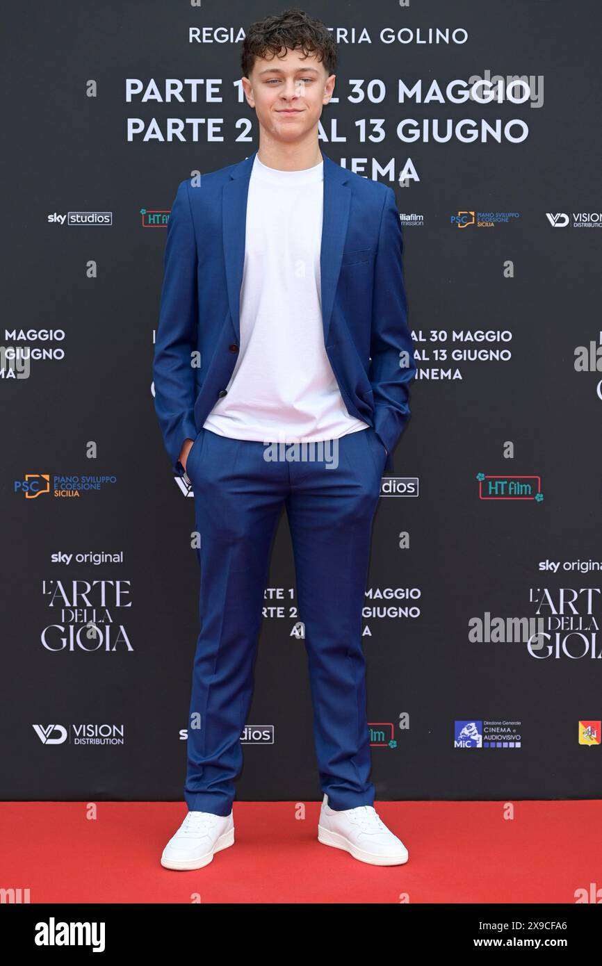Rome, Italy. 30th May, 2024. Edoardo li Gioi attends the red carpet of ...