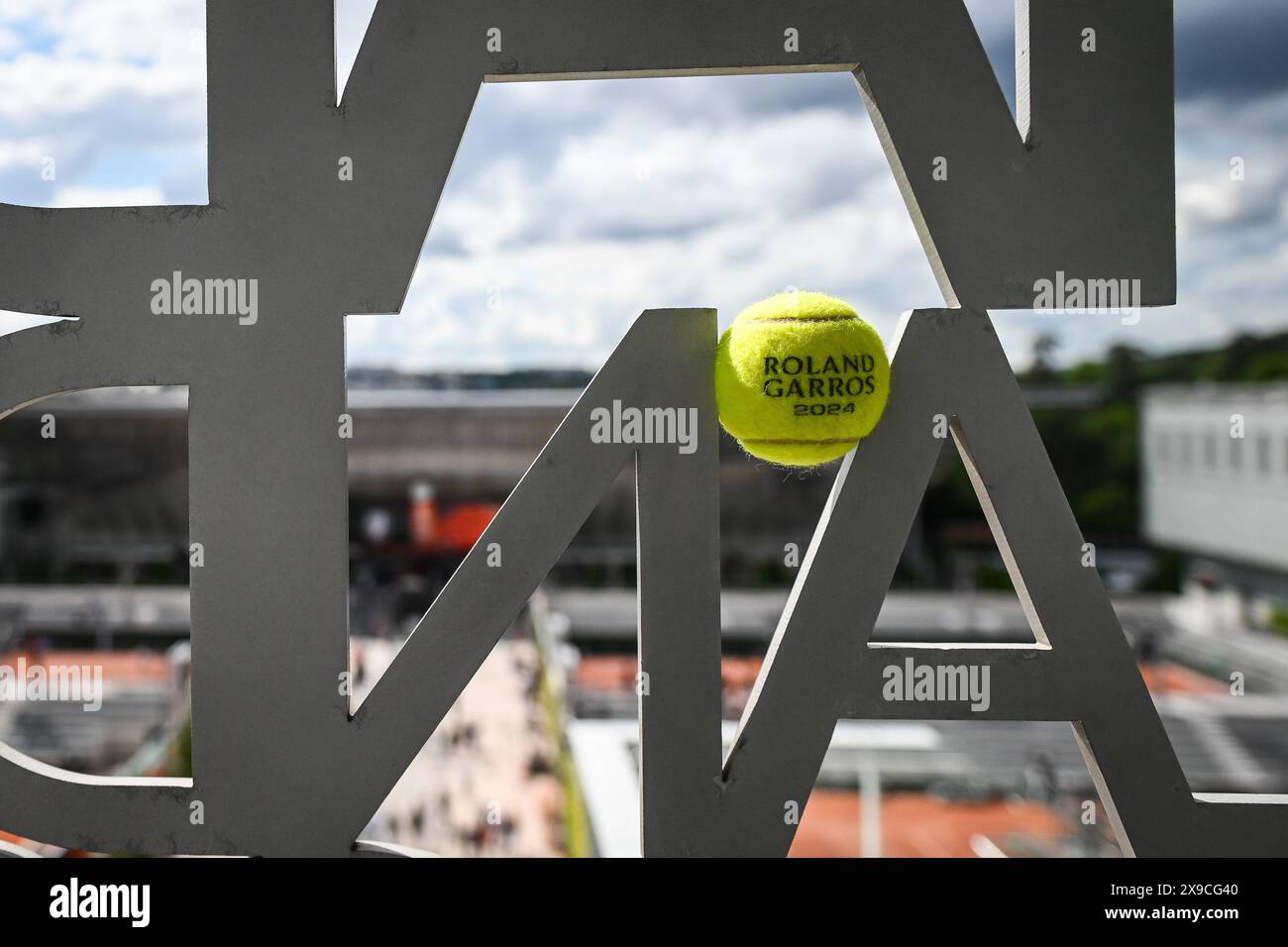 Paris, France. 23rd May, 2024. Illustration of the official ball during ...