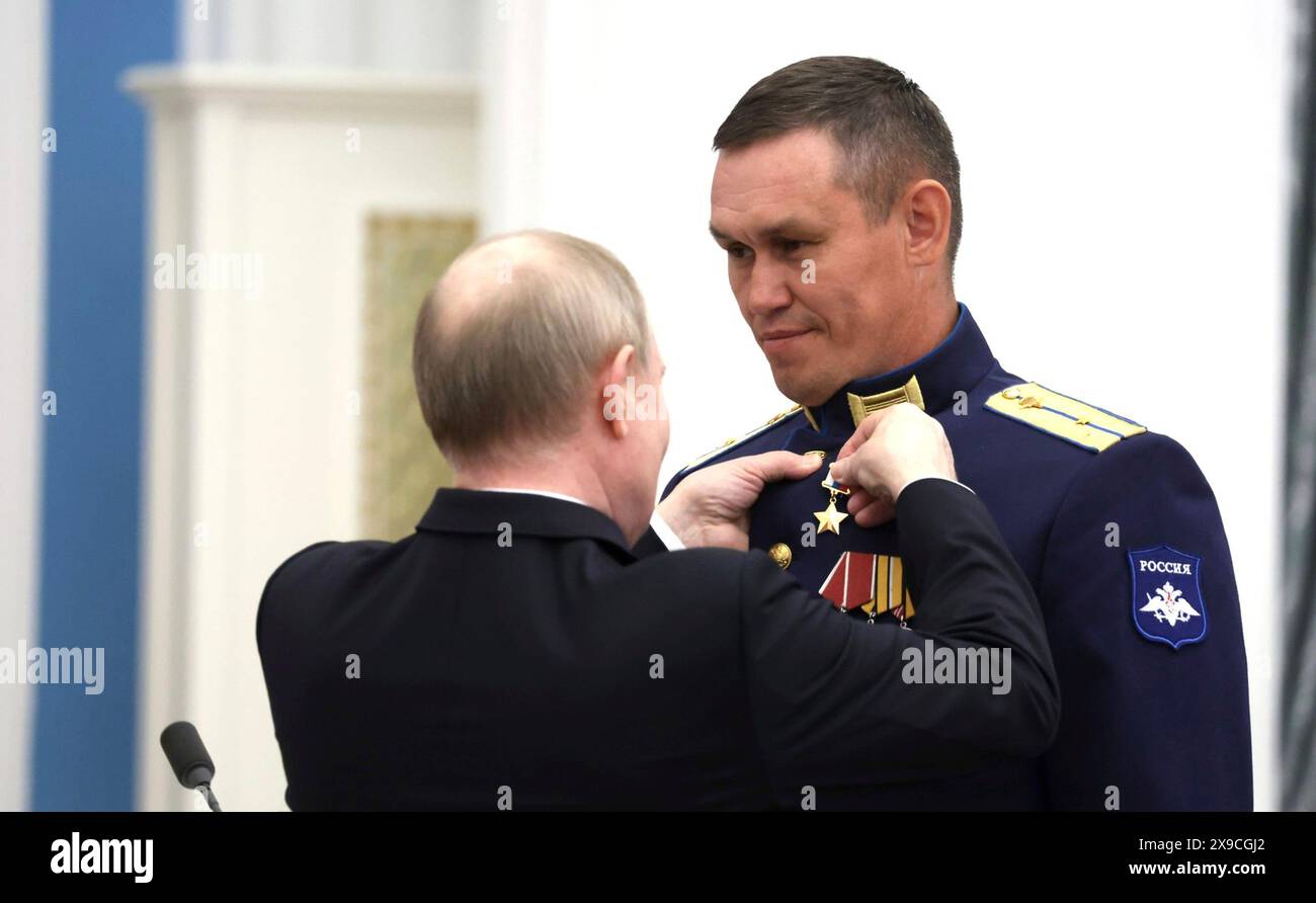 Moscow, Russia. 30th May, 2024. Russian President Vladimir Putin ...