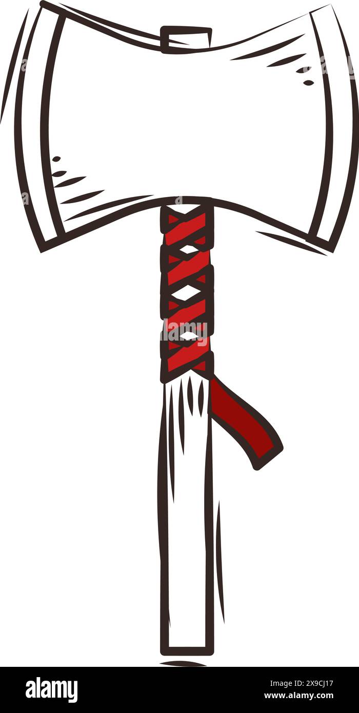 Colored axe medieval weapon icon Vector Stock Vector Image & Art - Alamy