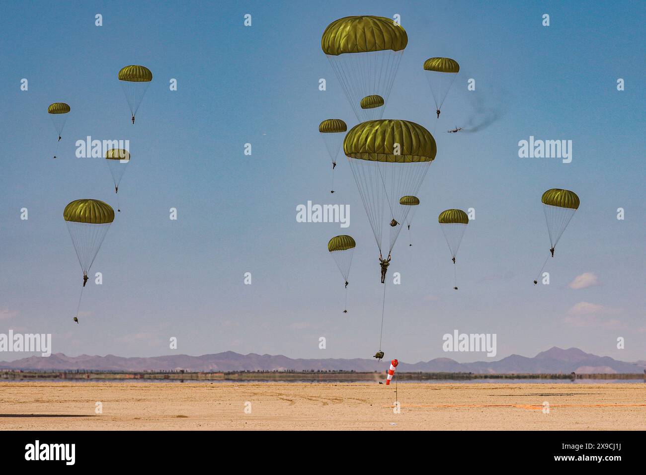 Ben Guerir, Morocco. 20th May, 2024. Paratroopers with the 19th Special ...