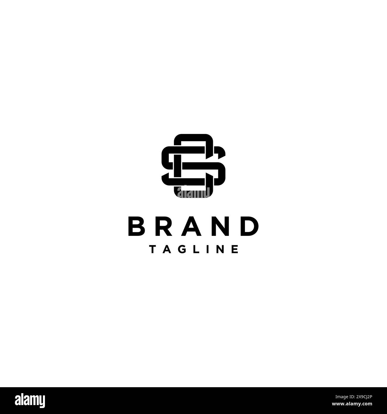 Initials CS in classic style. Minimalist Letter SC Logo Design. Simple ...