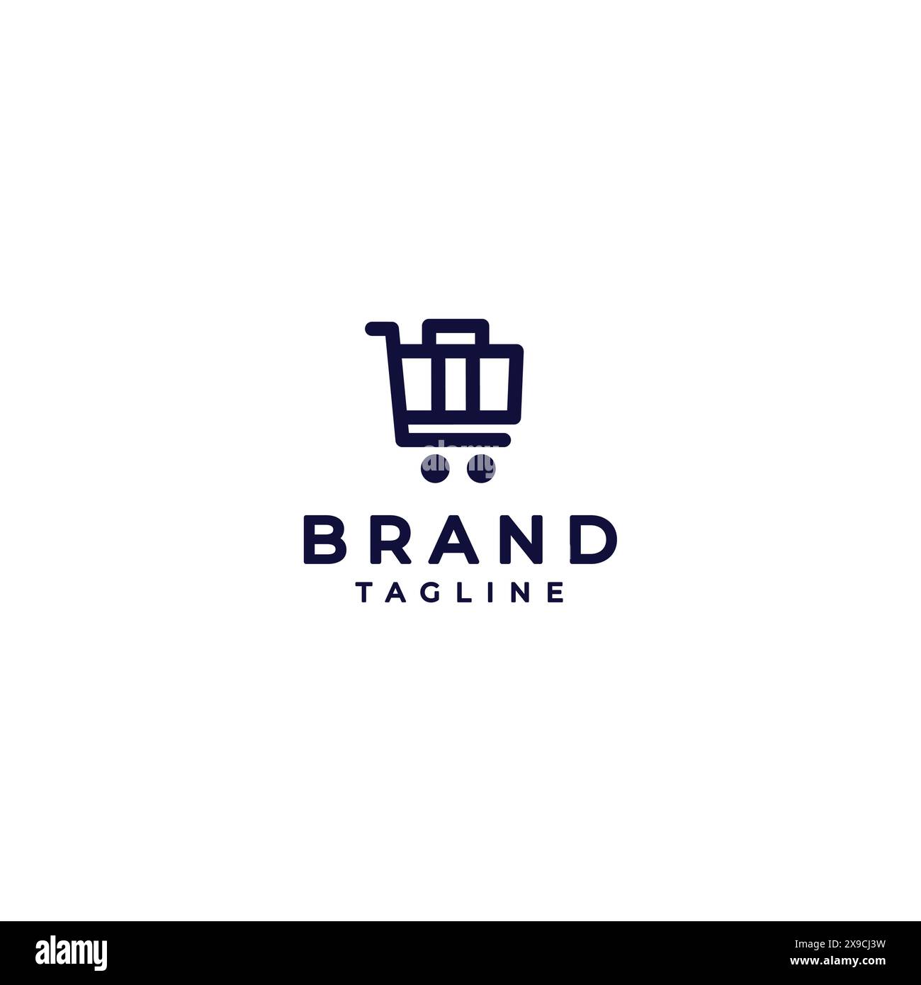 Logo Template About Tourism While Shopping, Symbolized by Luggage Bags ...
