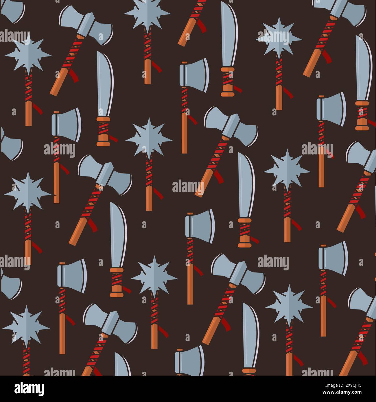 Medieval weapons pattern background Vector Stock Vector Image & Art - Alamy